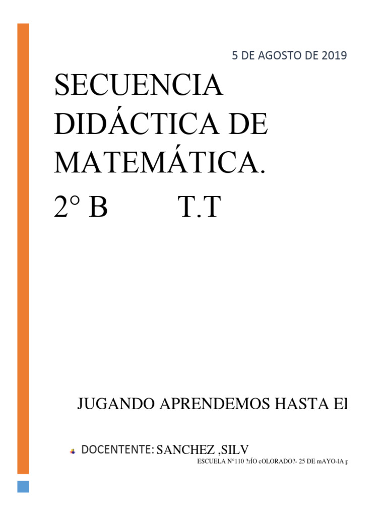 Sec Mate 2 | PDF | Matemáticas