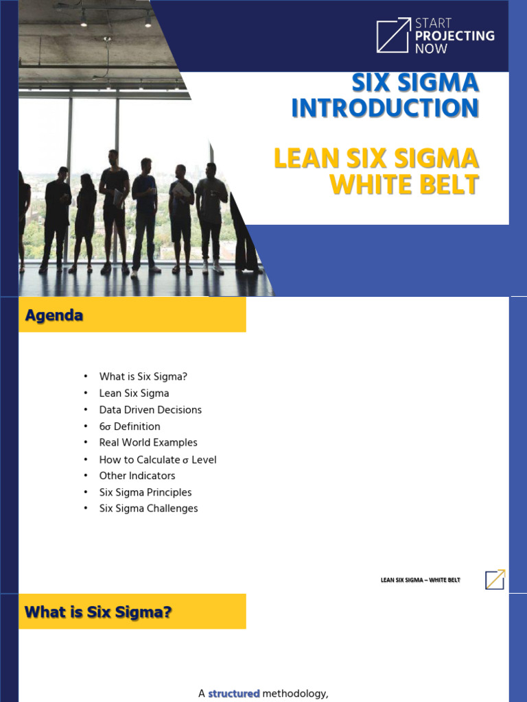 Lean Six Sigma White Belt Course | PDF | Six Sigma | Lean Manufacturing