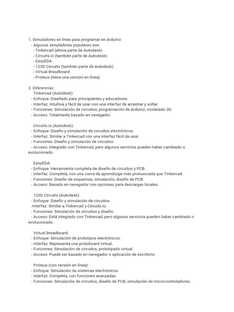 Simulador Arduino tp21 | PDF | Arduino | Simulación