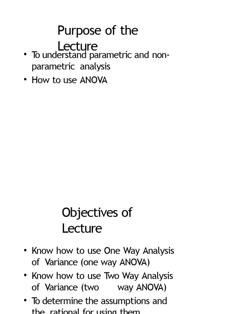 Lecture 2 Anova Erb Pdf Analysis Of Variance Errors And Residuals