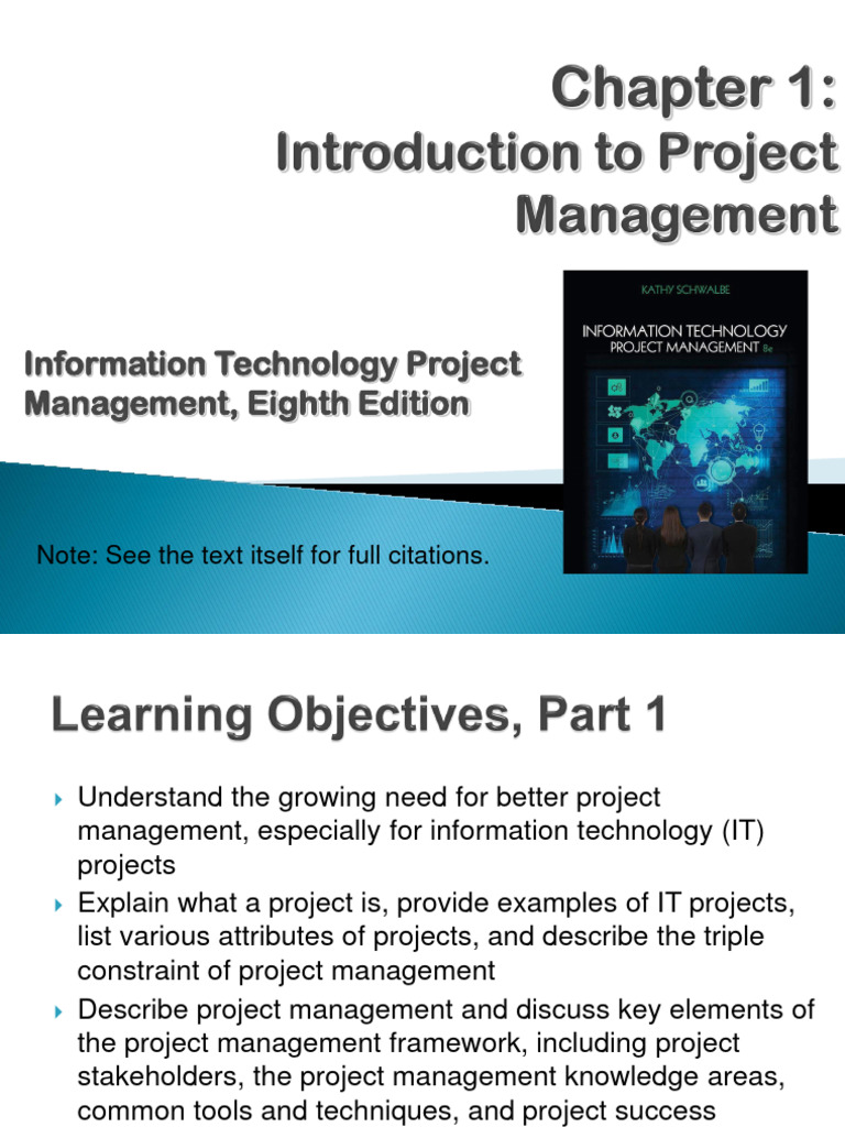 Information Technology Project Management, Eighth Edition | PDF ...