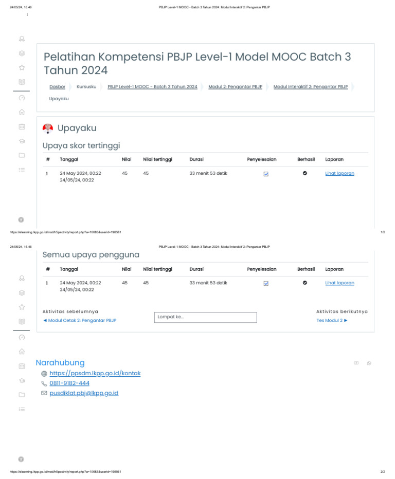 PBJP Level-1 MOOC 2024: Modul 2 | PDF