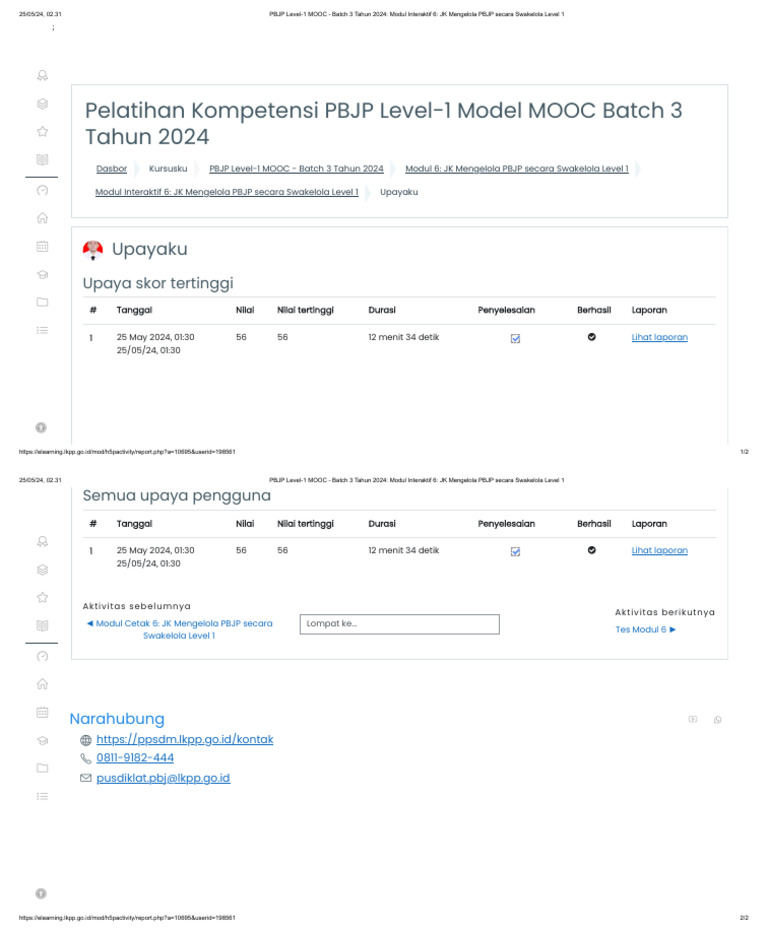 Modul Interaktif 6_ JK Mengelola PBJP secara Swakelola Level 1_PBJP Level-1 MOOC - Batch 3 Tahun ...