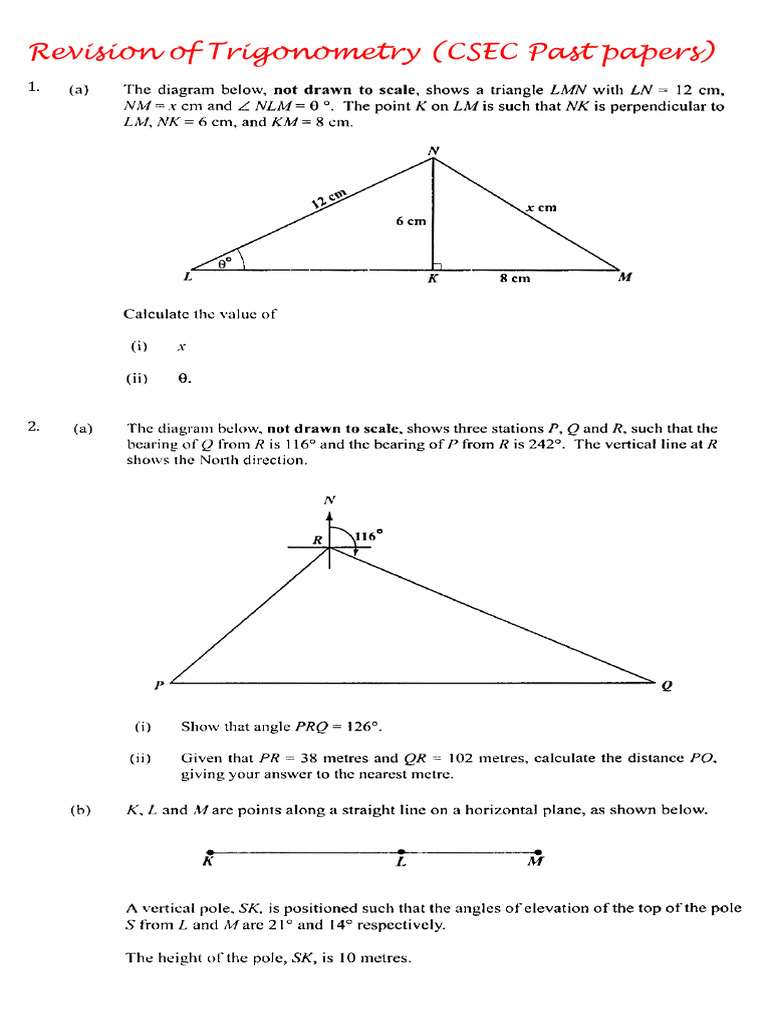 Trigonometry (2010-2021) | PDF | Teaching Methods & Materials | Science ...