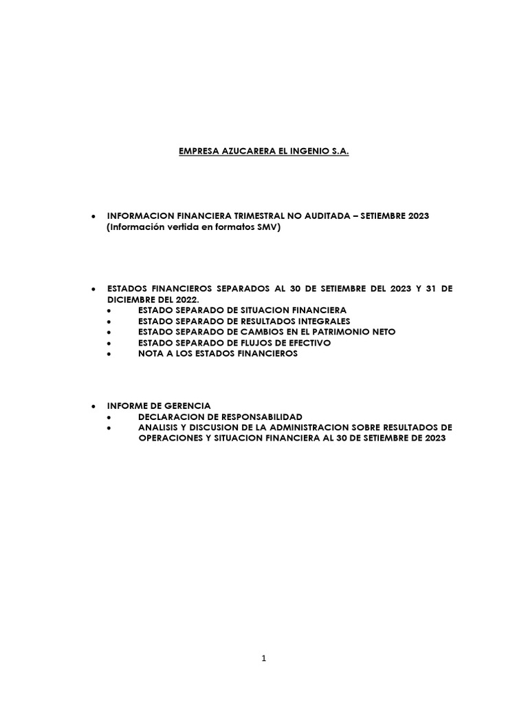Notas A Los EEFF III Trim | PDF | normas internacionales de INFORMACION FINANCIERA | Depreciación