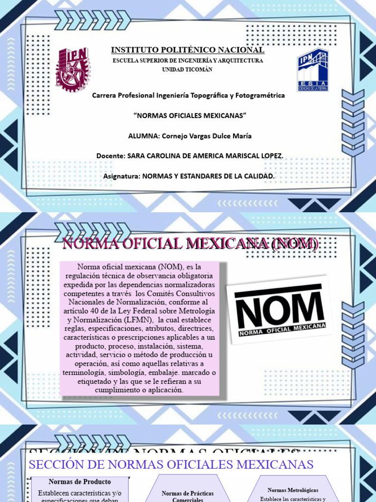 Nom y NMX | PDF | Metrología | Calibración