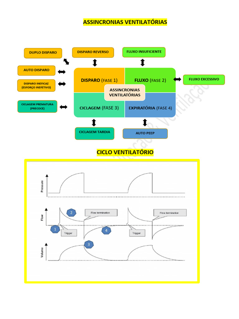Assincronias na Ventilação Mecânica | PDF | Unidade de Tratamento ...