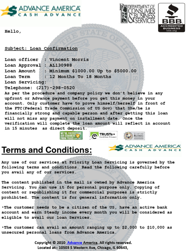 Approval Letter. | PDF | Loans | Interest