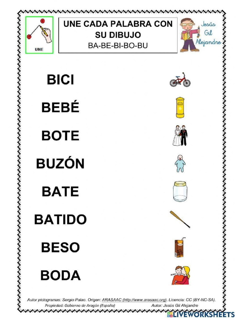 Unimos Con Ba - Be - Bi - Bo - Bu | PDF