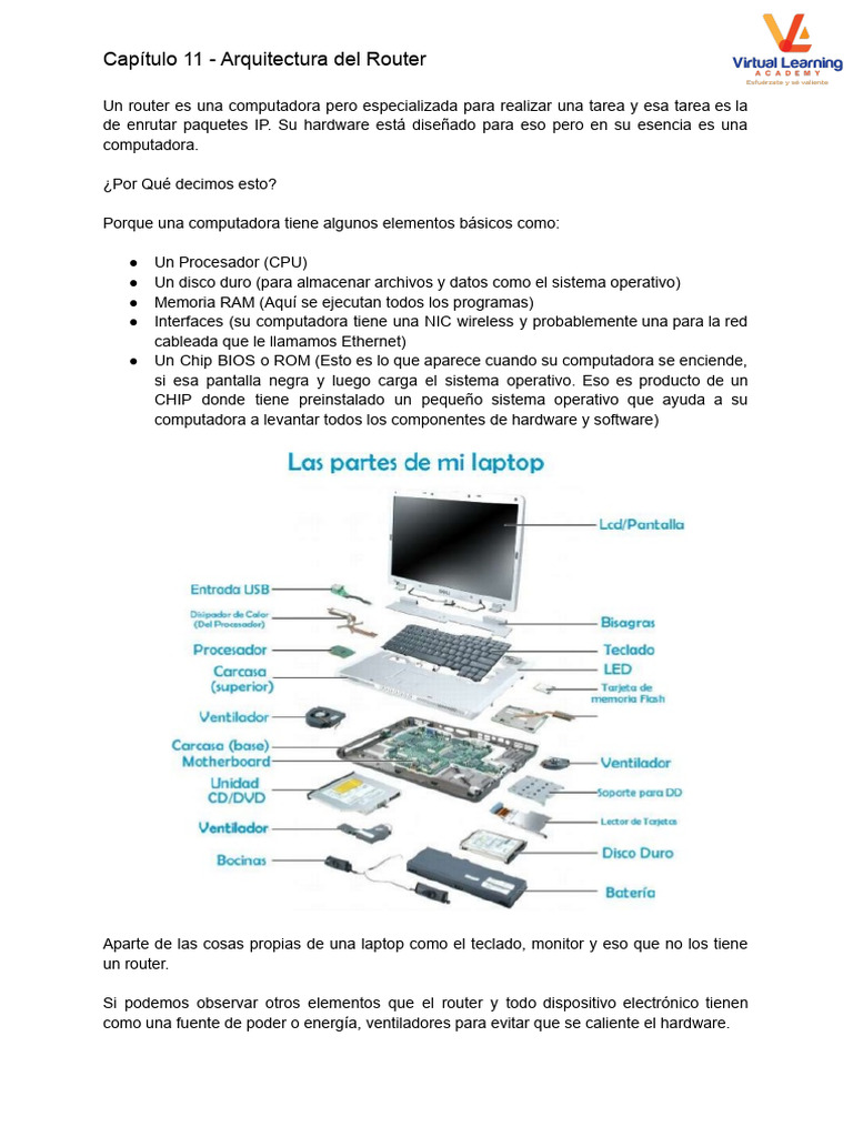 Capitulo 11 - Arquitectura Del Router | PDF | Controlador de interfaz ...