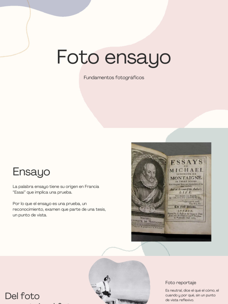 Ensayo Fotográfico | PDF