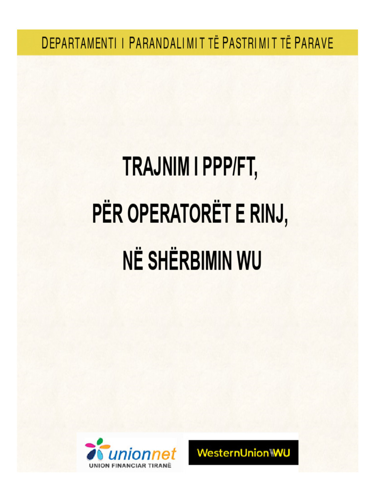 2.1 Trajnimi Per PPP - FT | PDF
