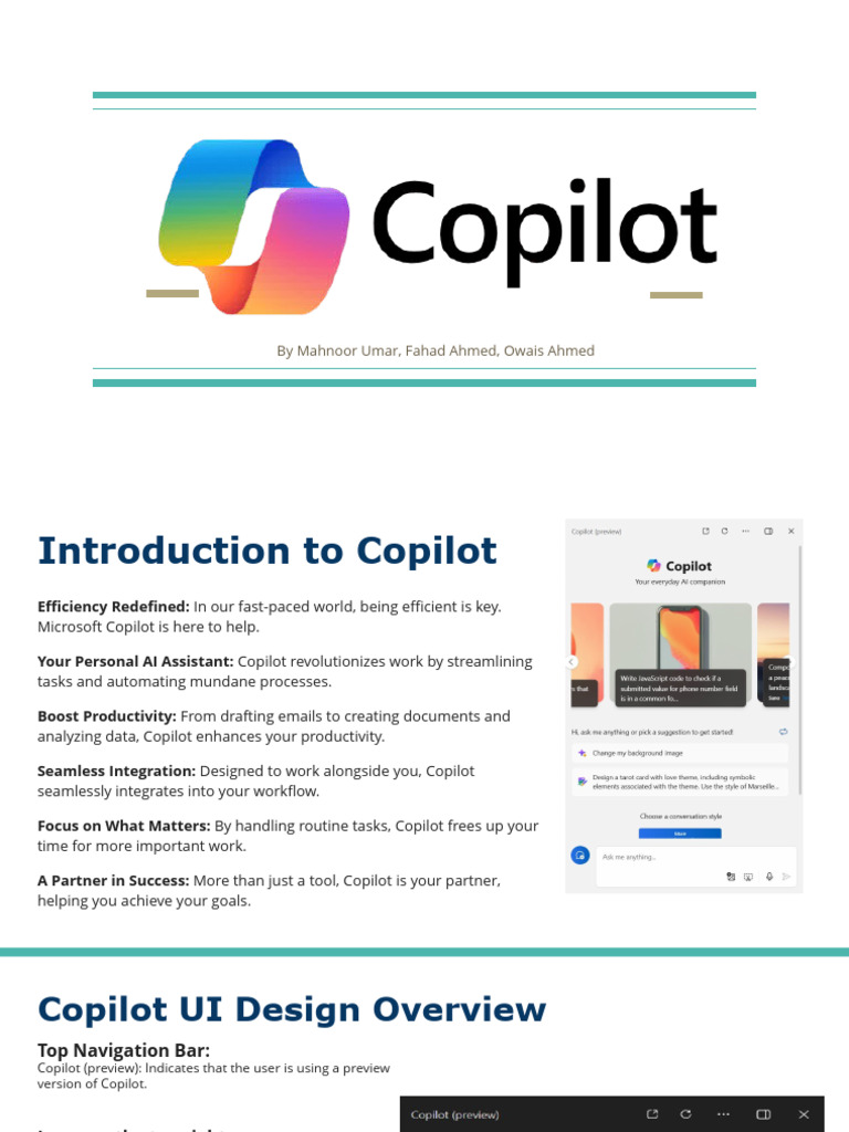 Copilot | PDF | Artificial Intelligence | Intelligence (AI) & Semantics