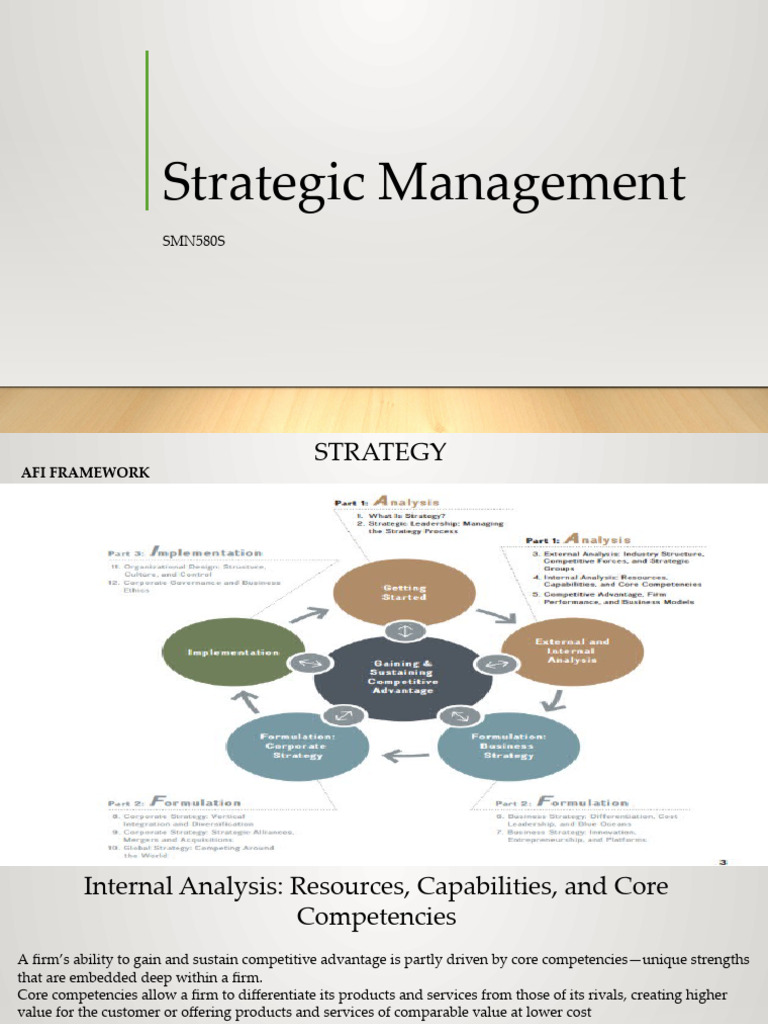 4. Strategic Management | Download Free PDF | Competitive Advantage | Strategic Management