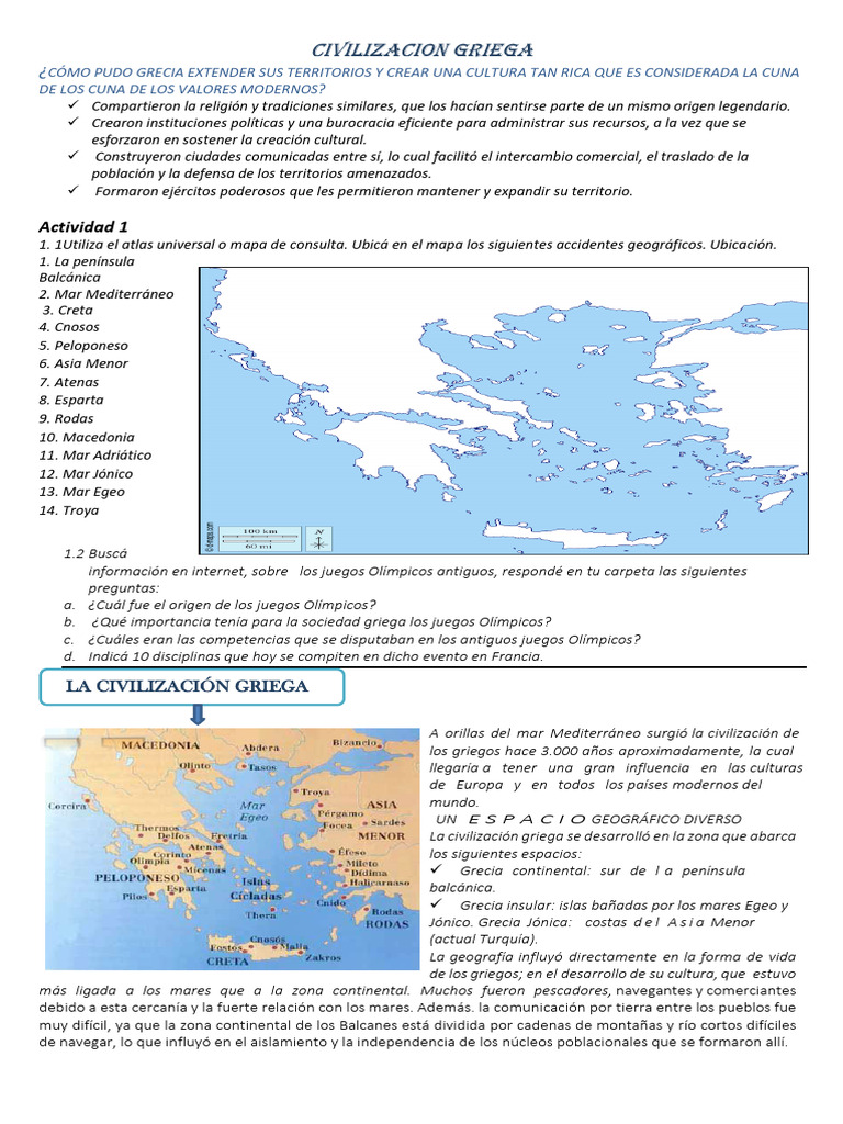 CIVILIZACION GRIEGA | PDF | Antigua Grecia | Esparta
