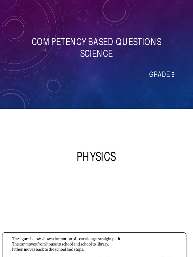 Grade 9 Science Competency Questions | PDF