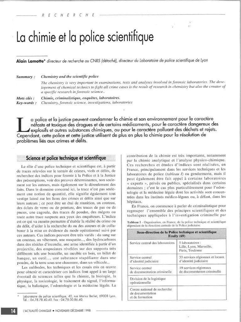 1998 215 Novembre Decembre p14 Lamotte | PDF