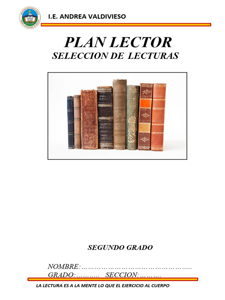 Plan Lector Segundo Grado | PDF | Edipo | Ilíada
