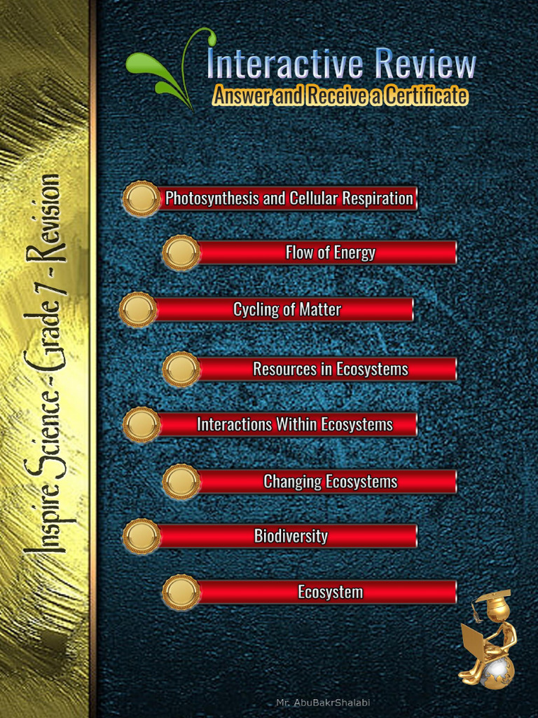 Interactive Review Science Grade 9 T3 | PDF