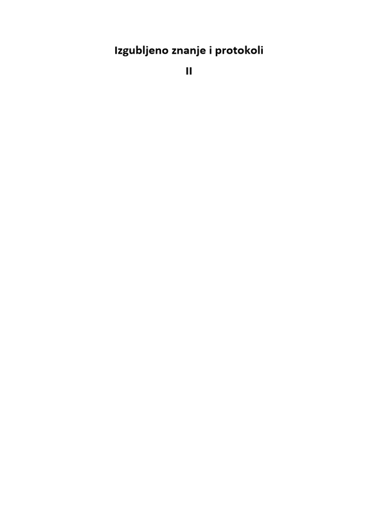 Izgubljeno Znanje 2 PDF Free | PDF