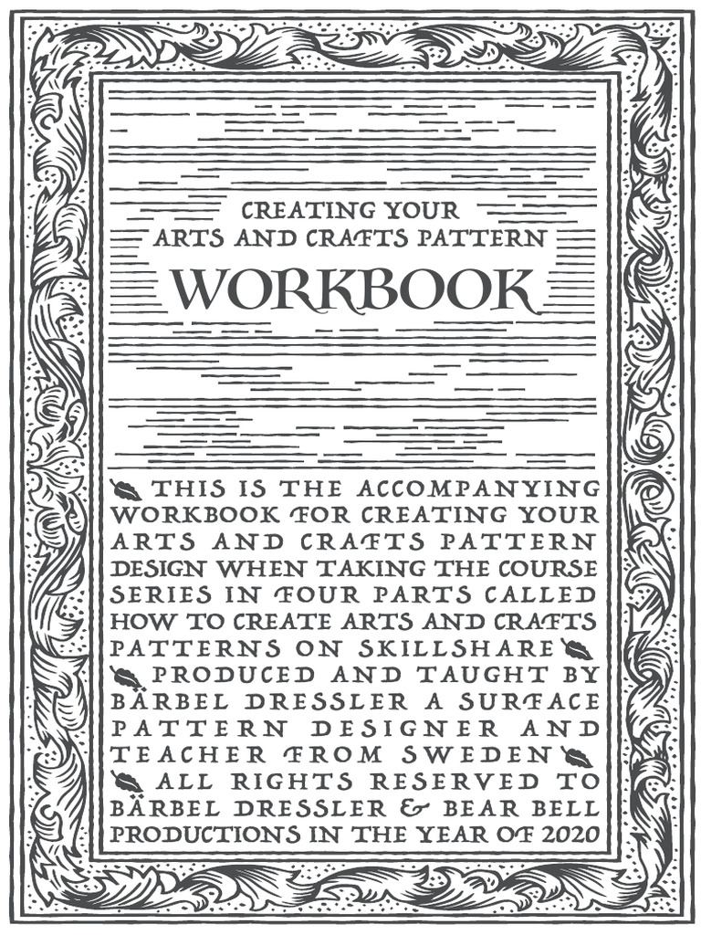Arts&Crafts Pattern Workbook | PDF | Leaf