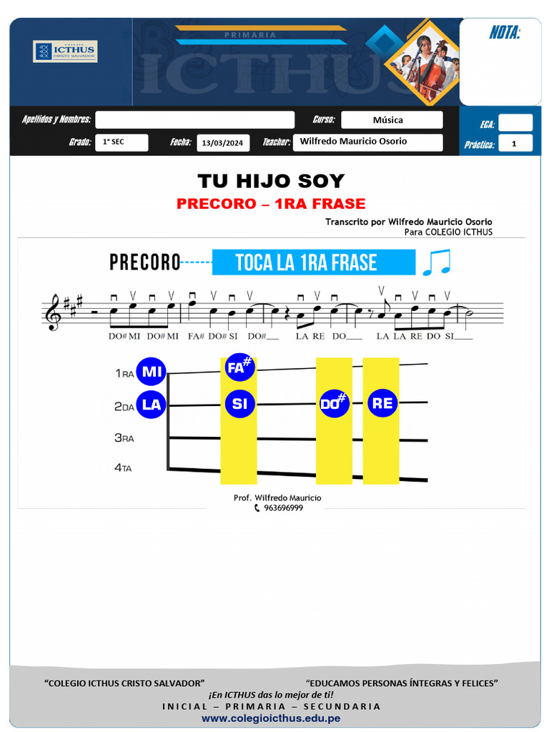 02_Tu hijo soy_Verso Precoro 1F_Prof_Wilfredo Mauricio_24 | PDF 02_Tu hijo soy_Verso Precoro 1F_Prof_Wilfredo Mauricio_24 | PDF