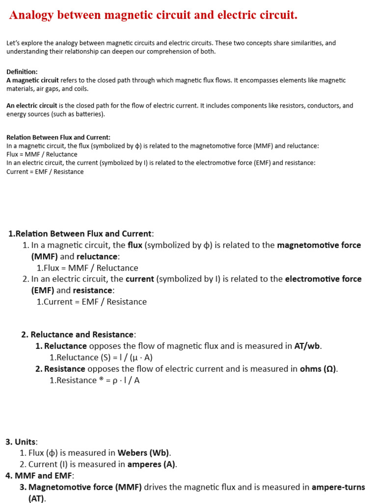 Electromechanical Devices Lectures | PDF | Physical Quantities ...
