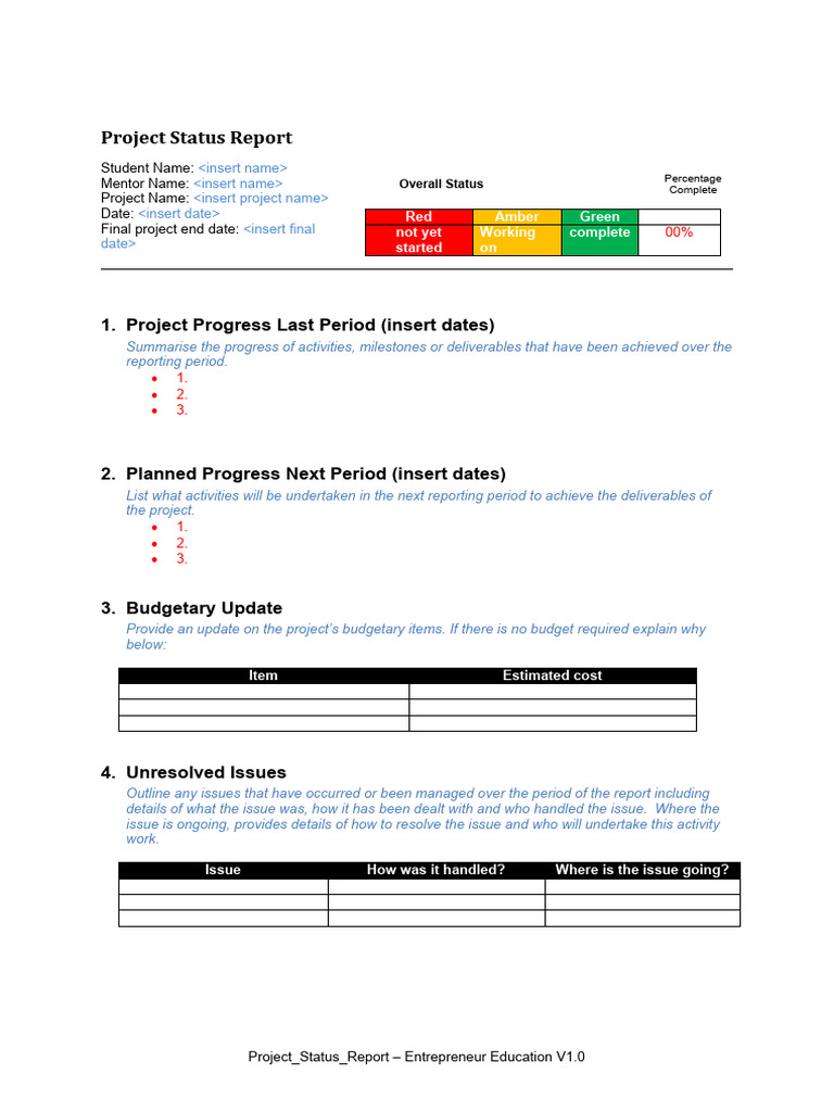 Project_Status_Report | PDF