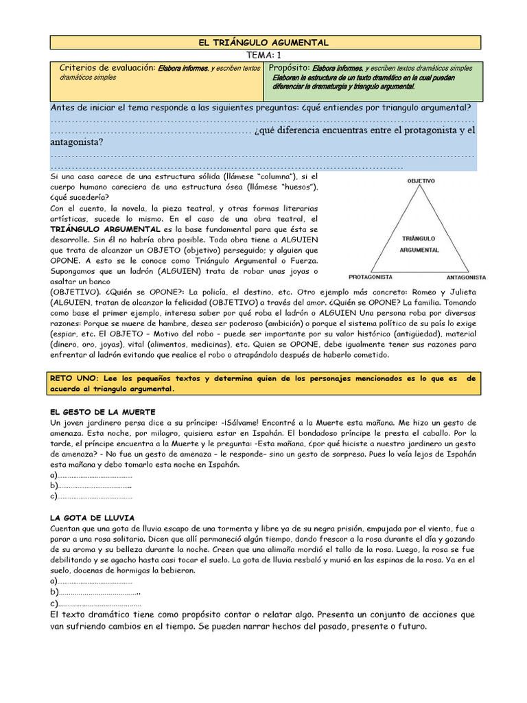TRIANGULO ARGUMENTAL TEMA 1 2024 | PDF