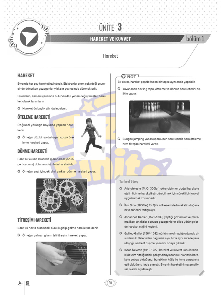 Kuvvet Ve Hareket Duzgun Dogrusal Hareket Konu Anlatimi PDF | PDF