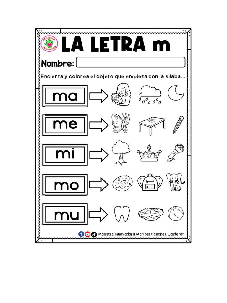 Sonido Inicial M | PDF