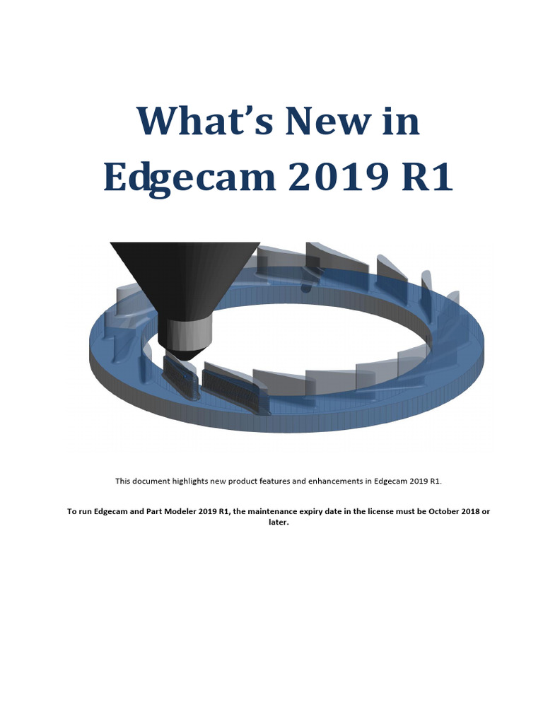 EC2019 R1 WhatsNew | PDF | Button (Computing) | Computer Aided Design