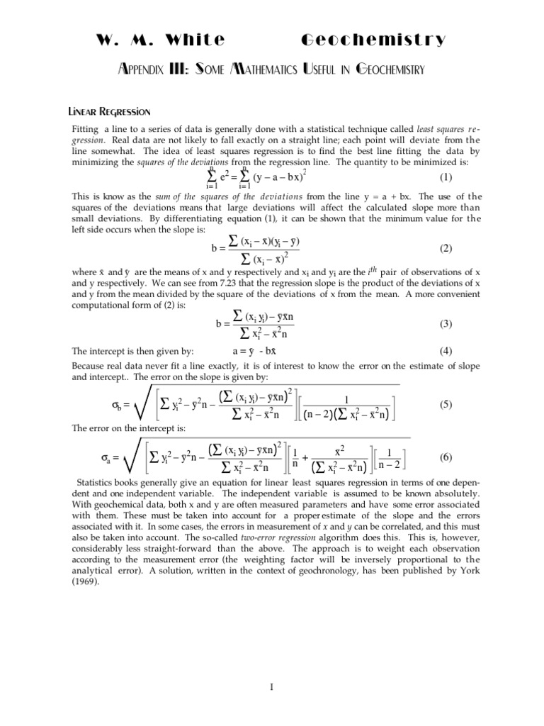 Appendix III | PDF | Regression Analysis | Least Squares