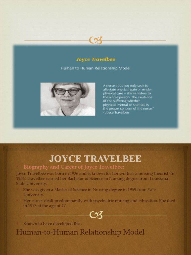 Joyce Travelbee | PDF | Nursing | Experience
