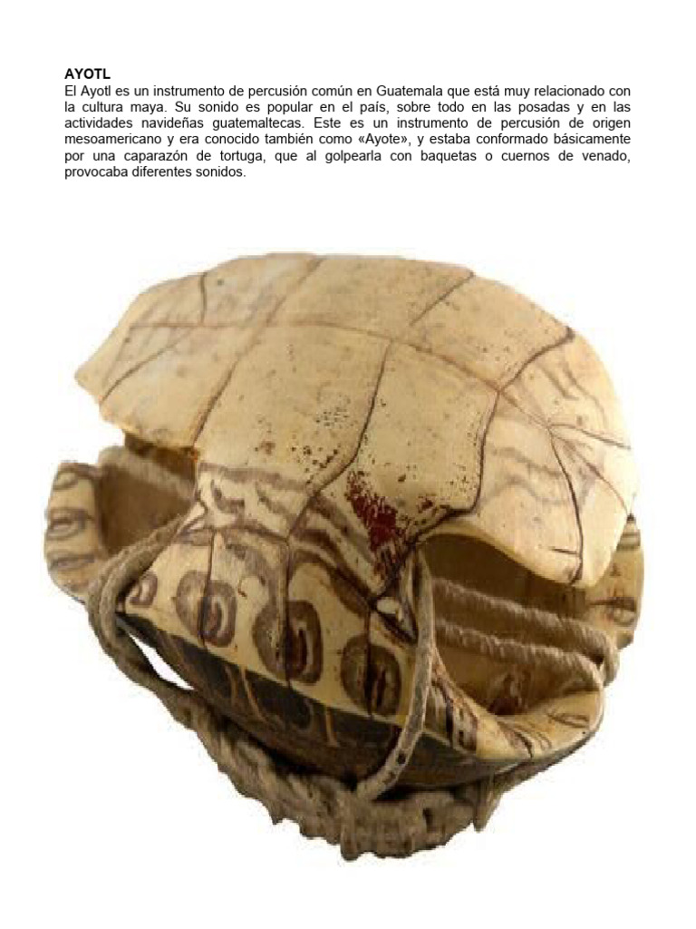 El Ayotl: Instrumento Musical Guatemalteco | PDF