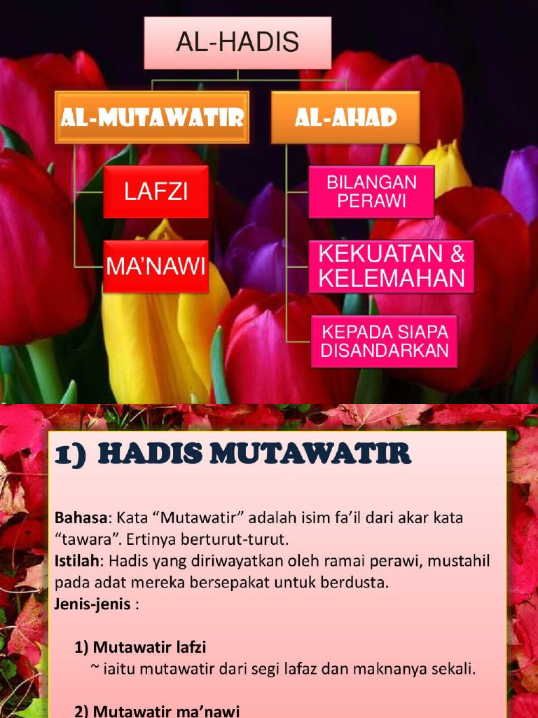 Pengertian Hadis Dan Pembahagiannya | PDF
