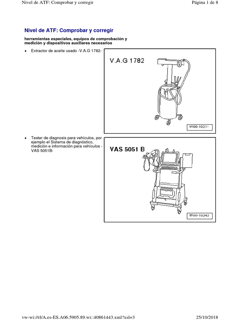 Nivel ATF MULTITRONIC | PDF | Tornillo