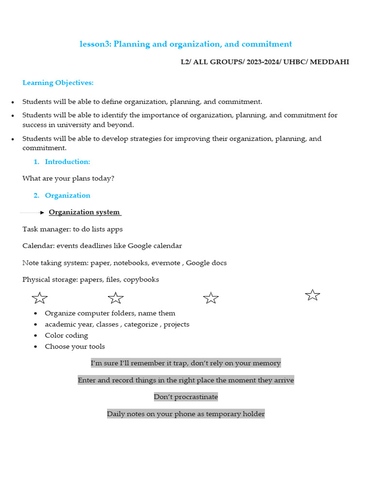 Lesson 3 Pdf Cognitive Science Behavior Modification