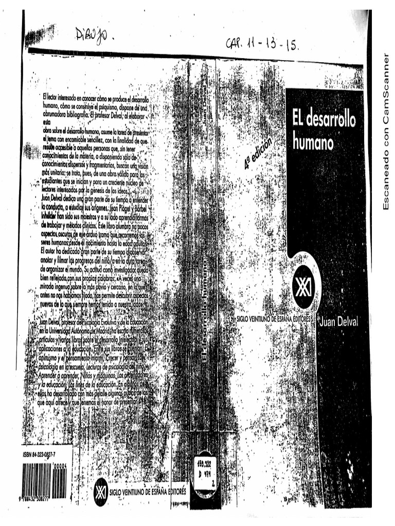El_desarrollo_humano_Juan_Delval__dibujo | PDF