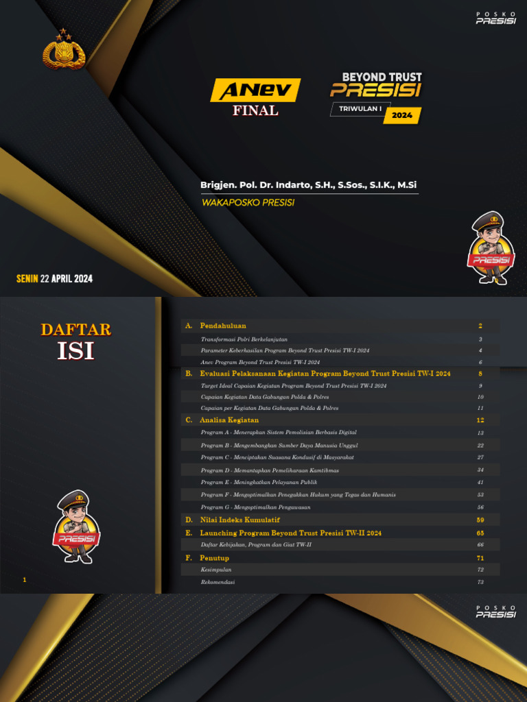v1.1 Paparan Anev Final Beyond Trust Presisi TW-I 2024 | PDF