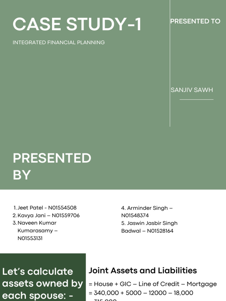 Case Study-1 | PDF | Taxes | Probate