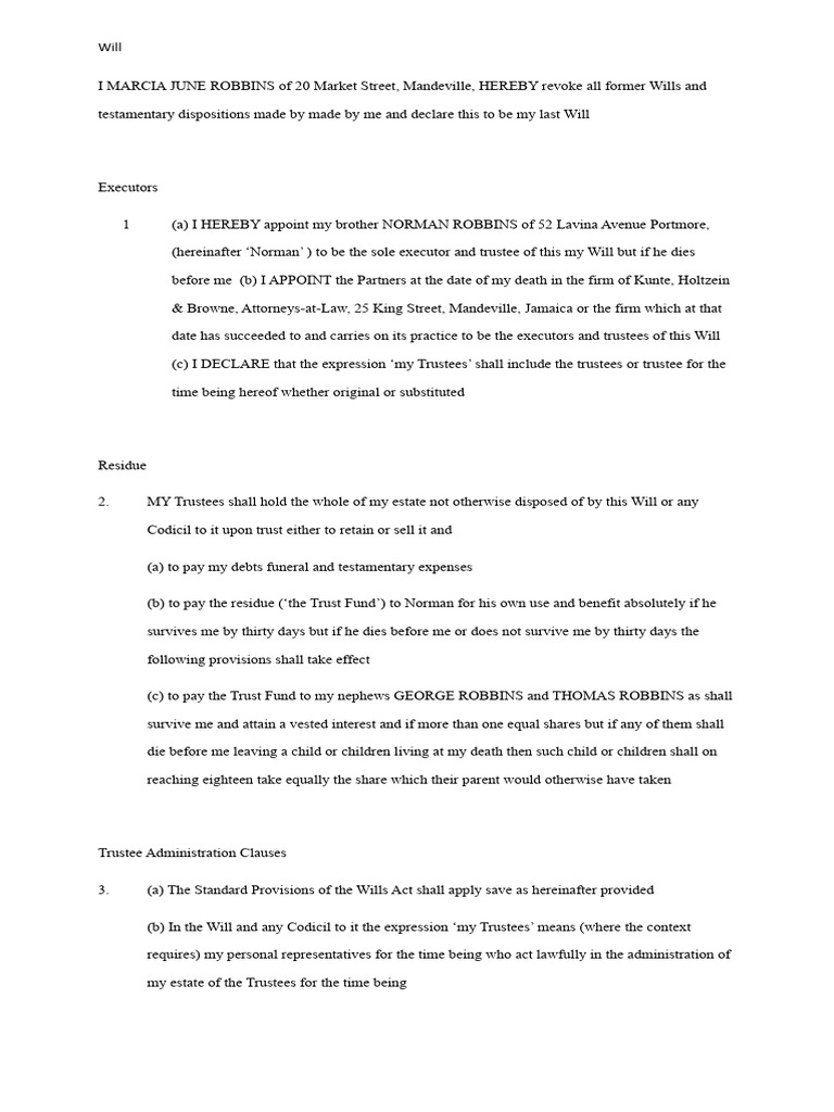 Wil Class Activity EDPM | PDF | Will And Testament | Property Law