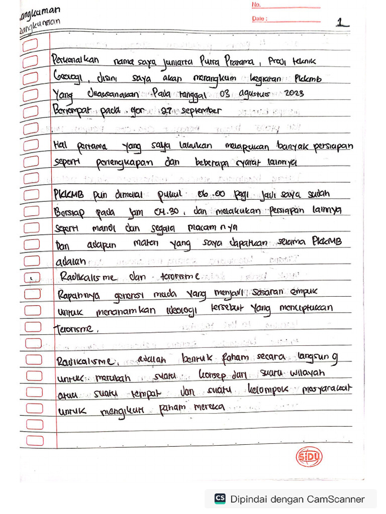 Juniarta Putra Pratama - Teknik Geologi | PDF