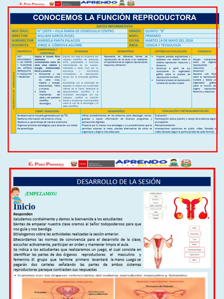 Conocemos La Función Reproductora | PDF | Evaluación | Biodiversidad