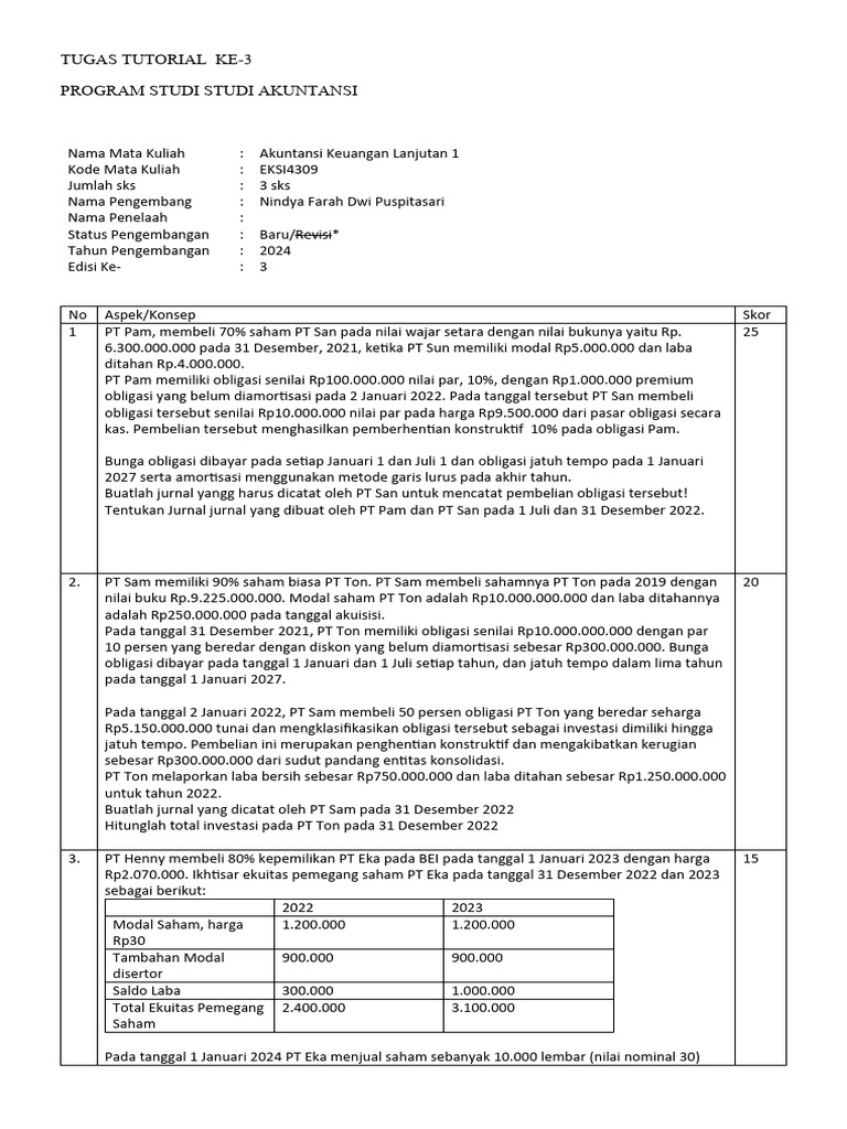 Tugas 3 Mela Akl 1 | PDF