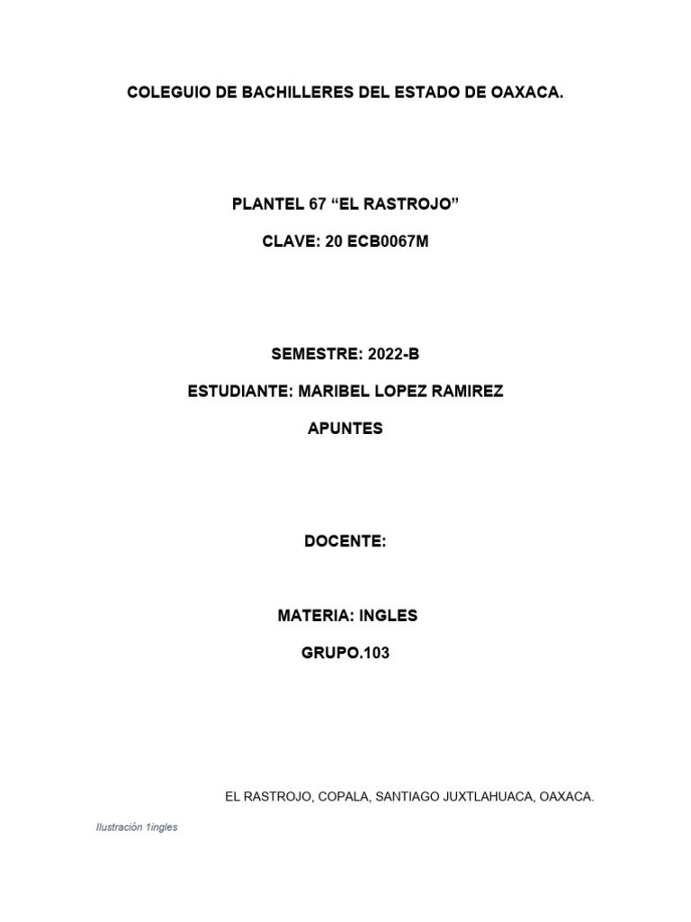 Apuntes De Ingles Pdf