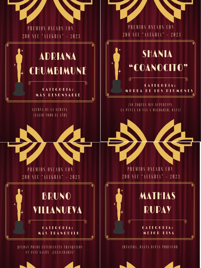 Oscars | PDF