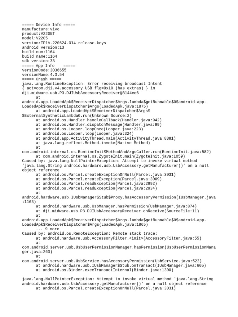 Crash 2024 05 23 11 33 15 Pdf Java Programming Language Android Operating System