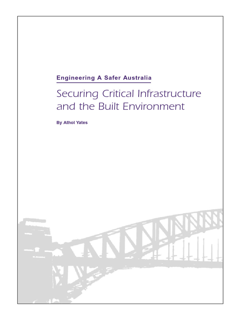Securing Critical Infrastructure and The Built Environment | PDF ...