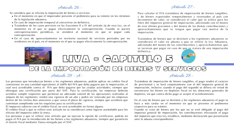 Liva - Capitulo 5 | PDF | Impuestos | aduana
